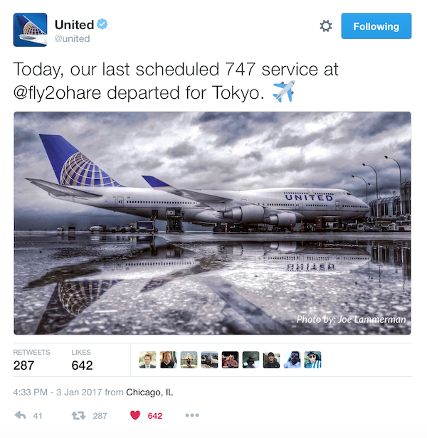 Last United 747-400 Departs from Chicago - Live and Let's Fly