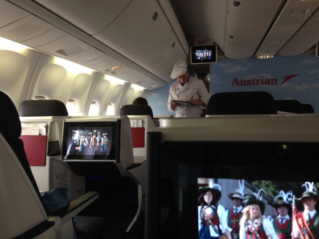 Review: Austrian Airlines 767 Business Class from Beijing to Vienna ...