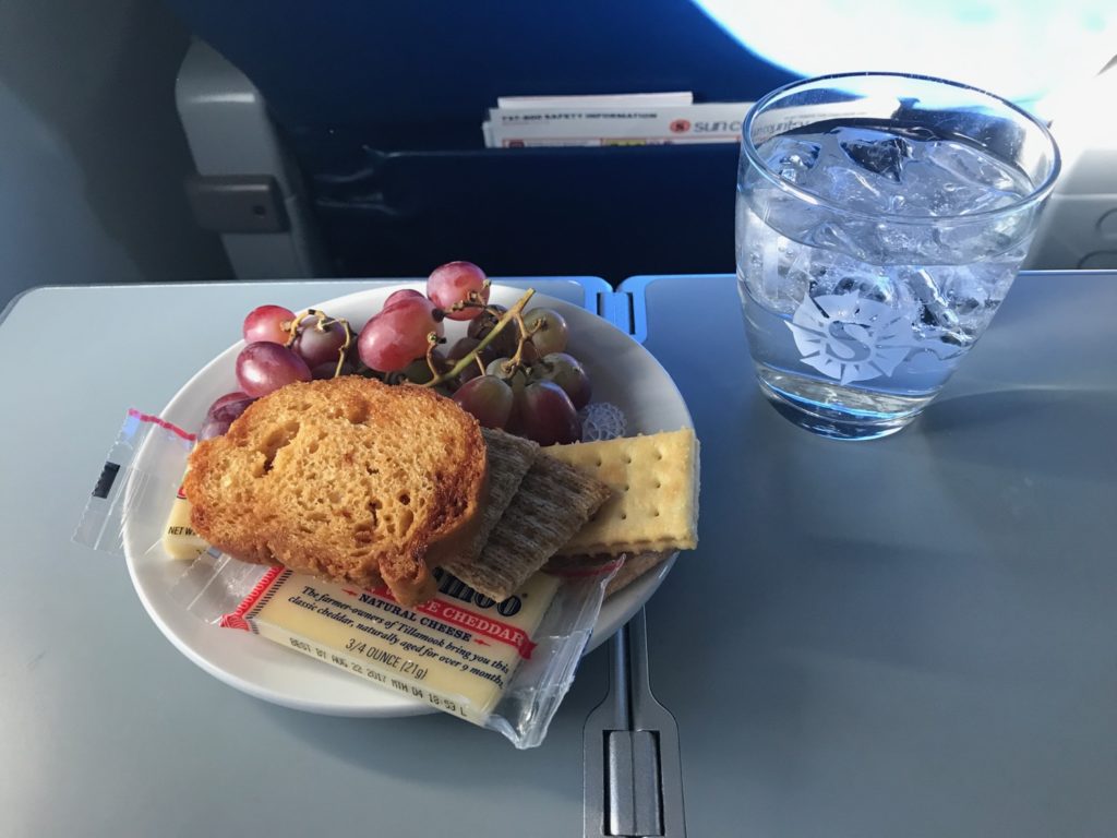 Truly Impressed by Sun Country First Class Meal - Live and Let's Fly