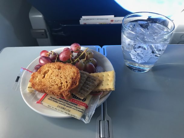 Truly Impressed by Sun Country First Class Meal - Live and Let's Fly
