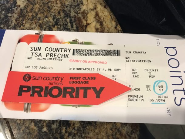 Review: Sun Country First Class Los Angeles to Minneapolis - Live and ...