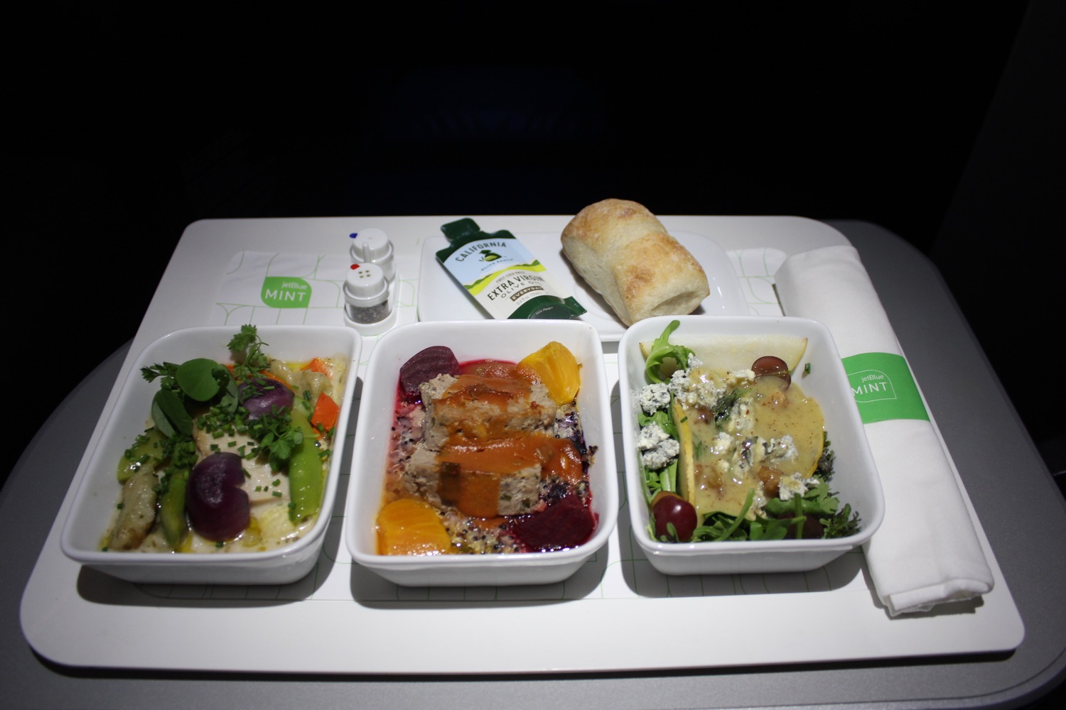 Why JetBlue Dinner In MINT Class Is The Best - Live and Let's Fly