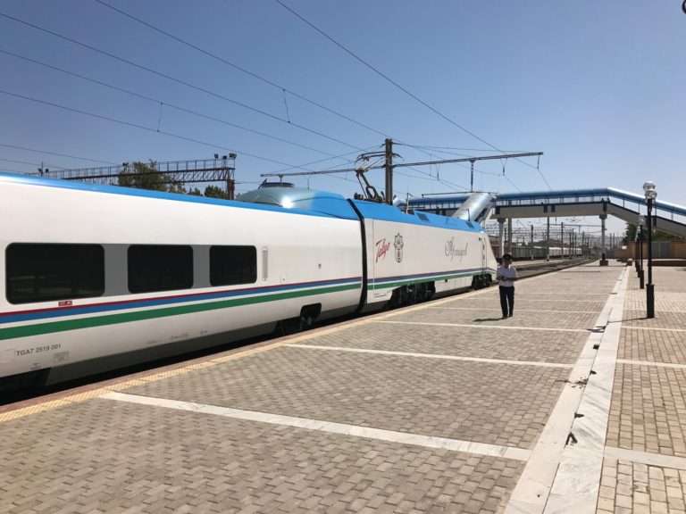 The Surprisingly Efficient High Speed Train System in Uzbekistan - Live ...