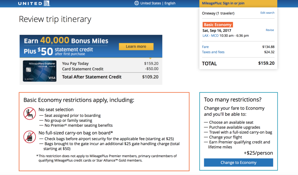 One Surprising Reason to Buy United Basic Economy - Live and Let's Fly