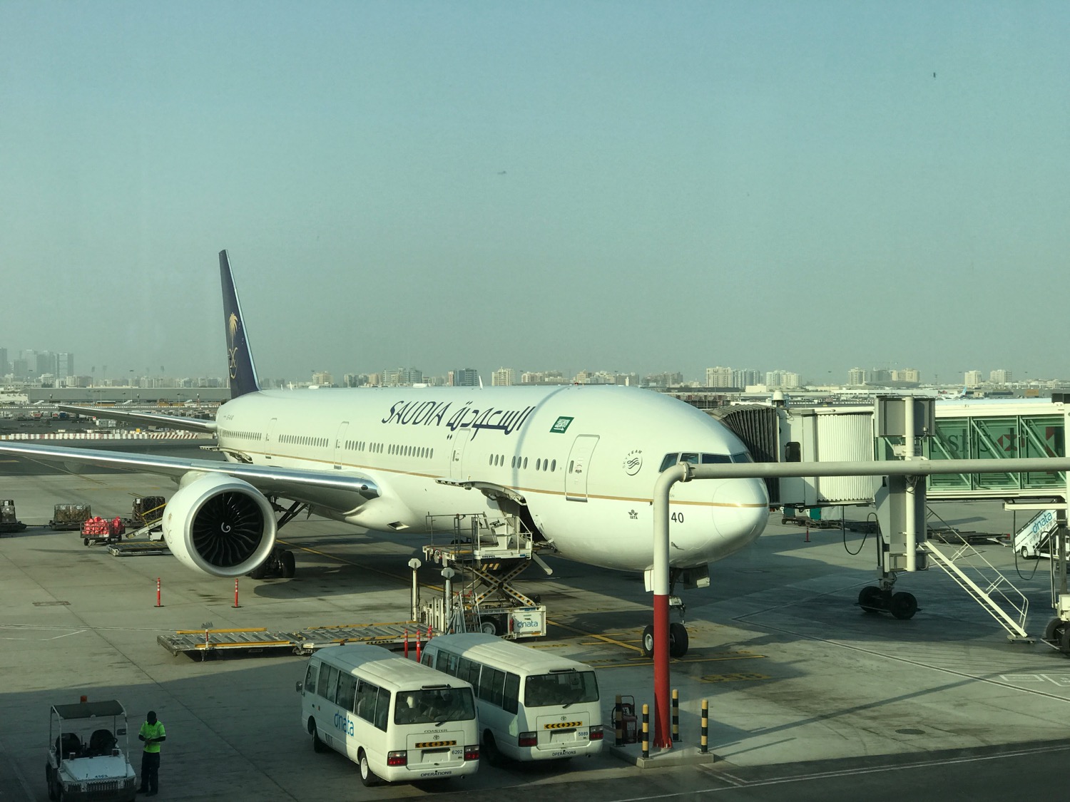 Review: Saudia 777-300ER First Class Dubai to Riyadh - Live and Let's Fly