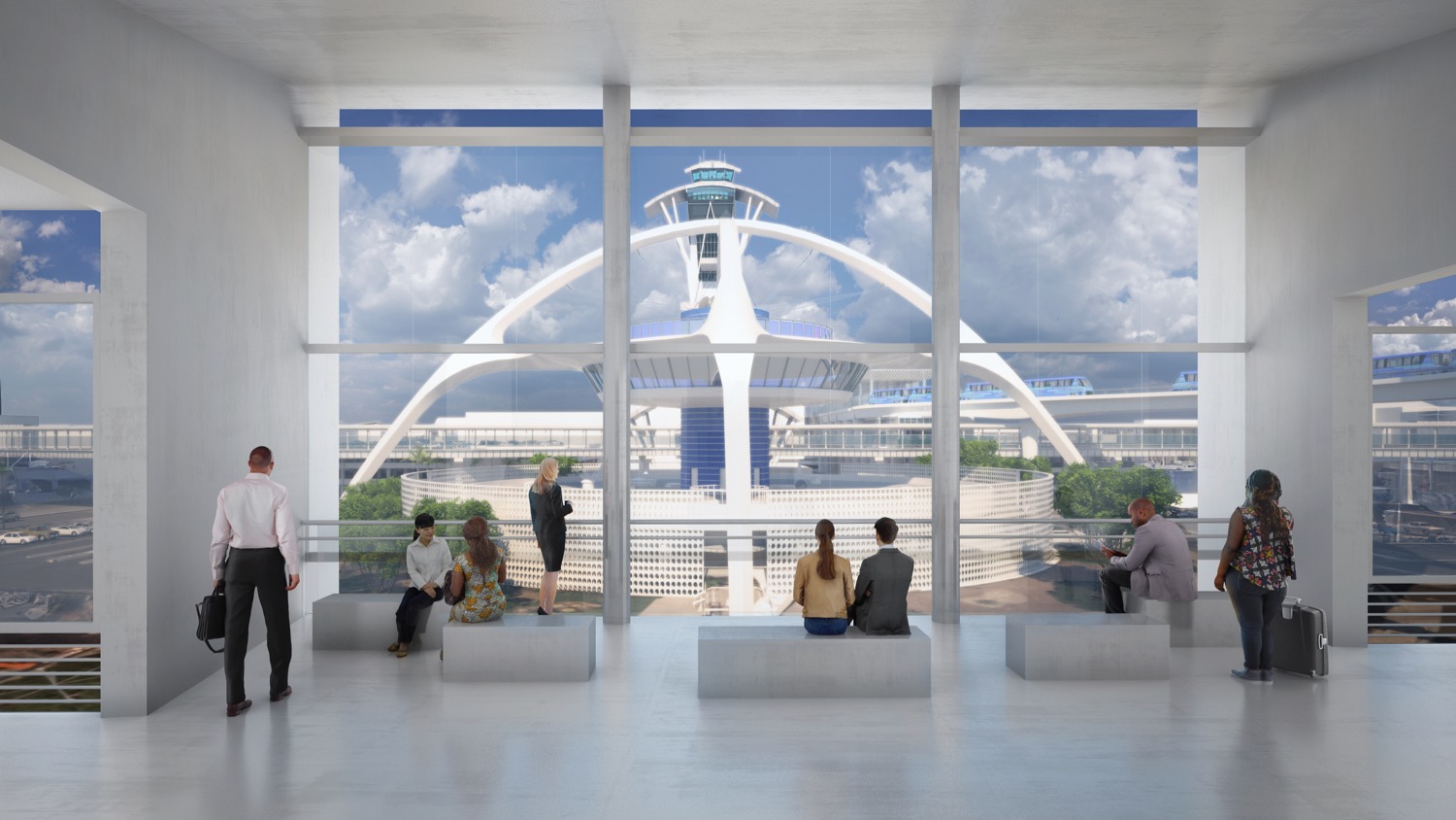 Pictures: LAX Automated People Mover - Live and Let's Fly