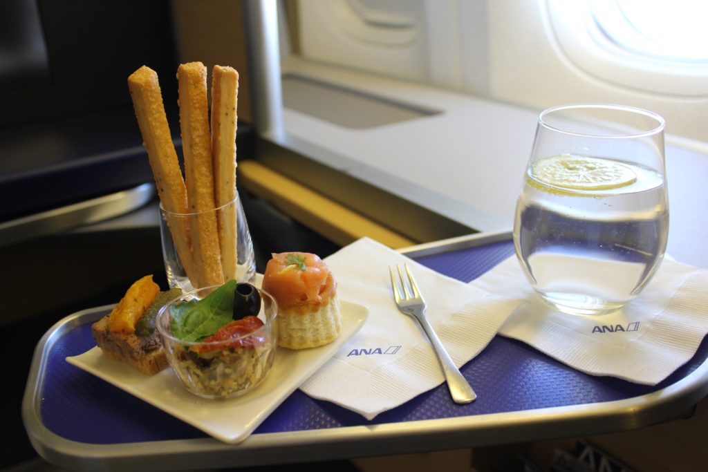 $540 Dinner On All Nippon Airways 777 - Live and Let's Fly