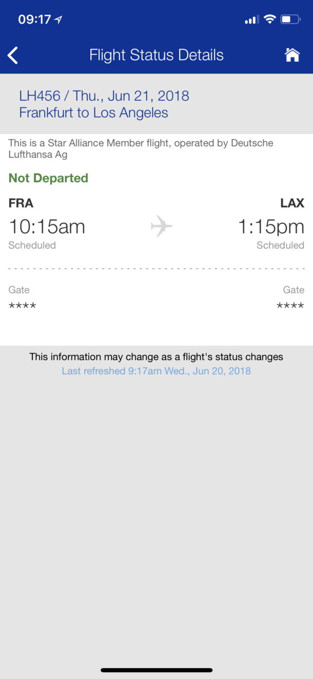 United App Now Lets You Check Star Alliance Flight Status - Live and ...