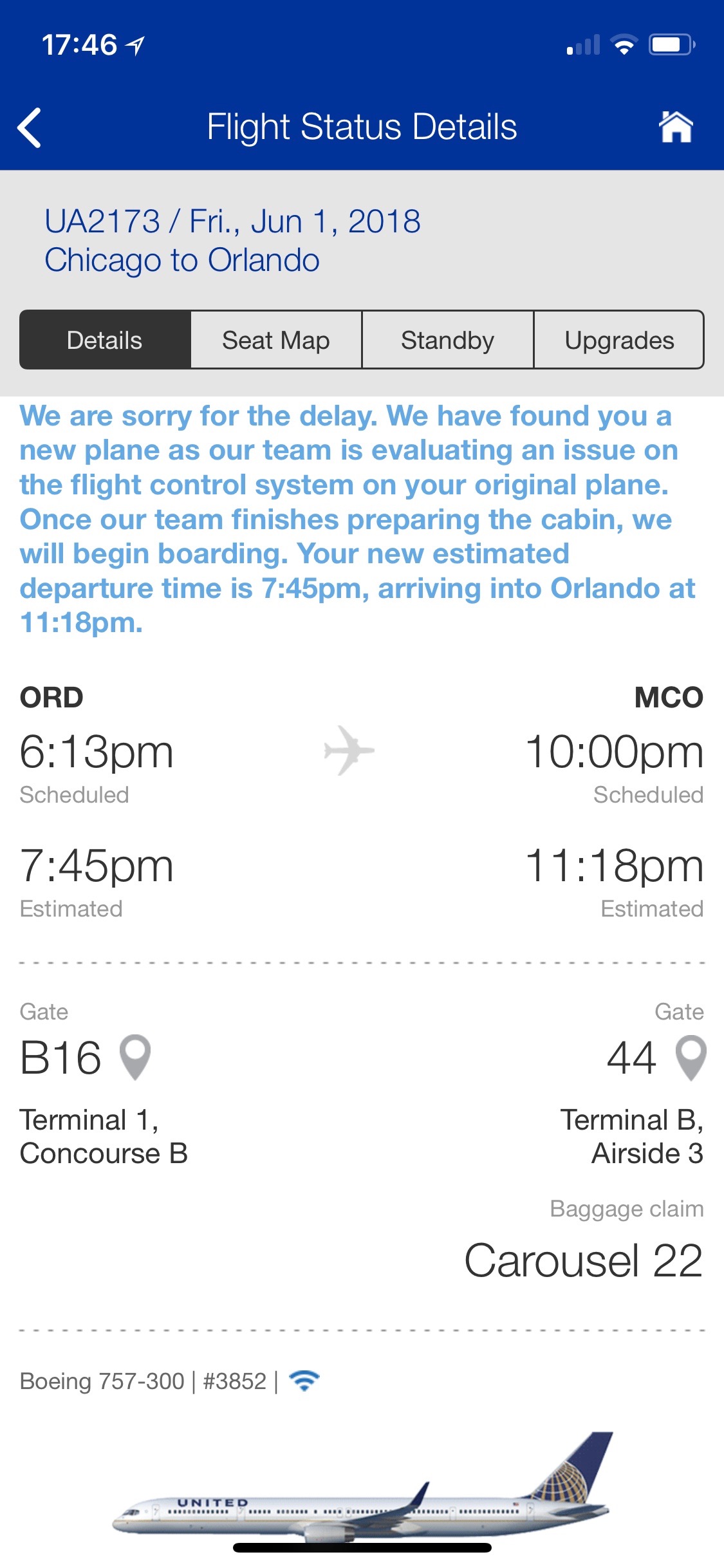 United Mobile App Tells You Exactly Why Your Flight Is Delayed - Live ...