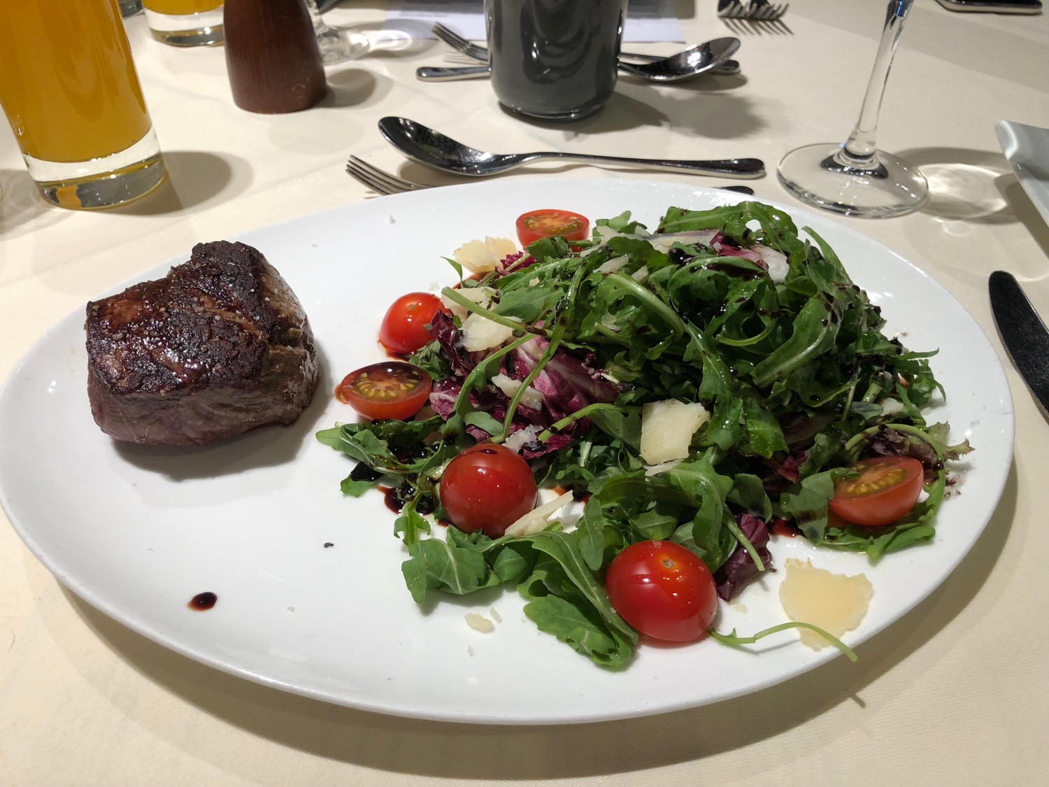 Three Filet Mignons in 24 Hours on Lufthansa - Live and Let's Fly