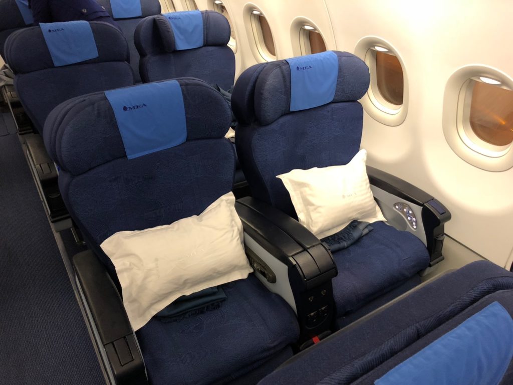 Review: Middle East Airlines A320 Business Class Dubai To Beirut - Live ...