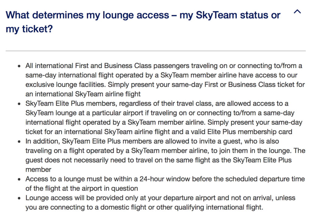 Delta Denies Me Sky Club Access On International Business Class Ticket ...