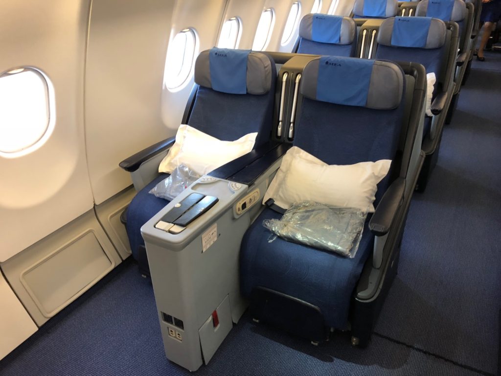 Review: Middle East Airlines A330 Business Class Beirut To Frankfurt ...
