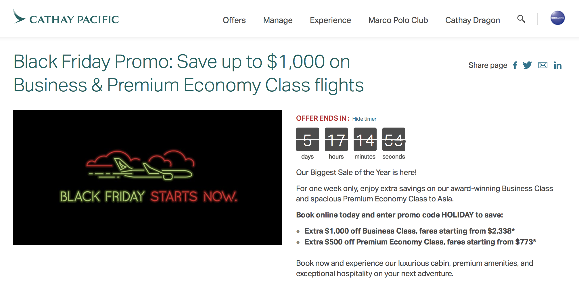 Save Big On A Cathay Pacific Business Class Ticket - Live and Let's Fly