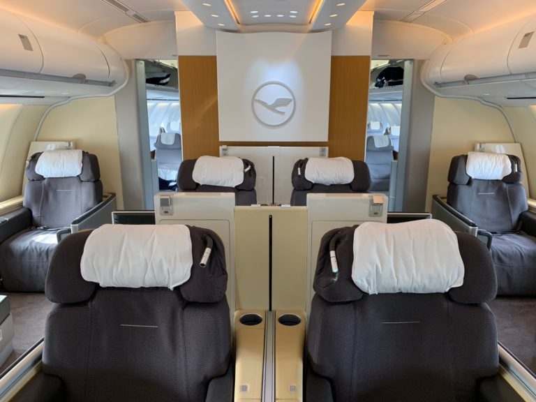 Review: Lufthansa A340-600 First Class Frankfurt To San Francisco ...