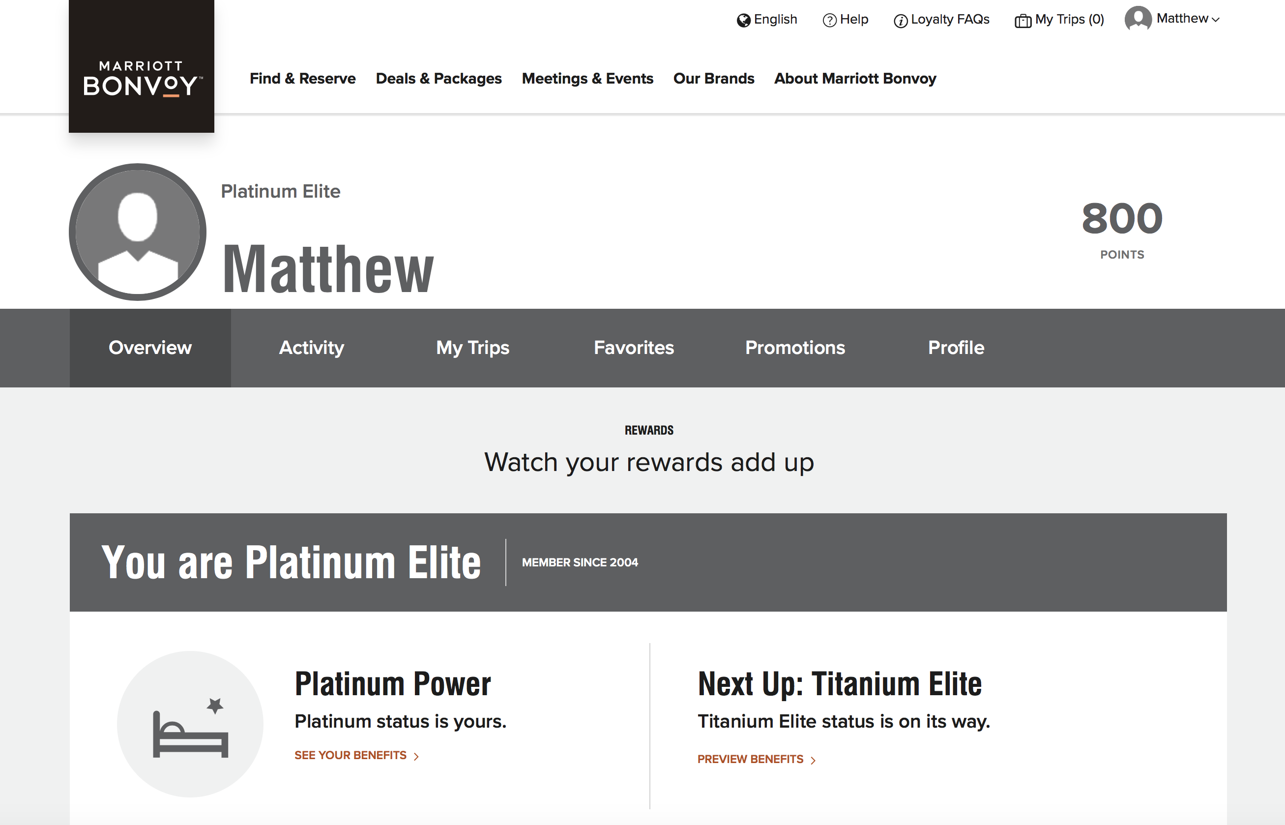 I'm a Marriott Bonvoy Platinum Elite With ZERO Stays In 2018 Or 2019 ...