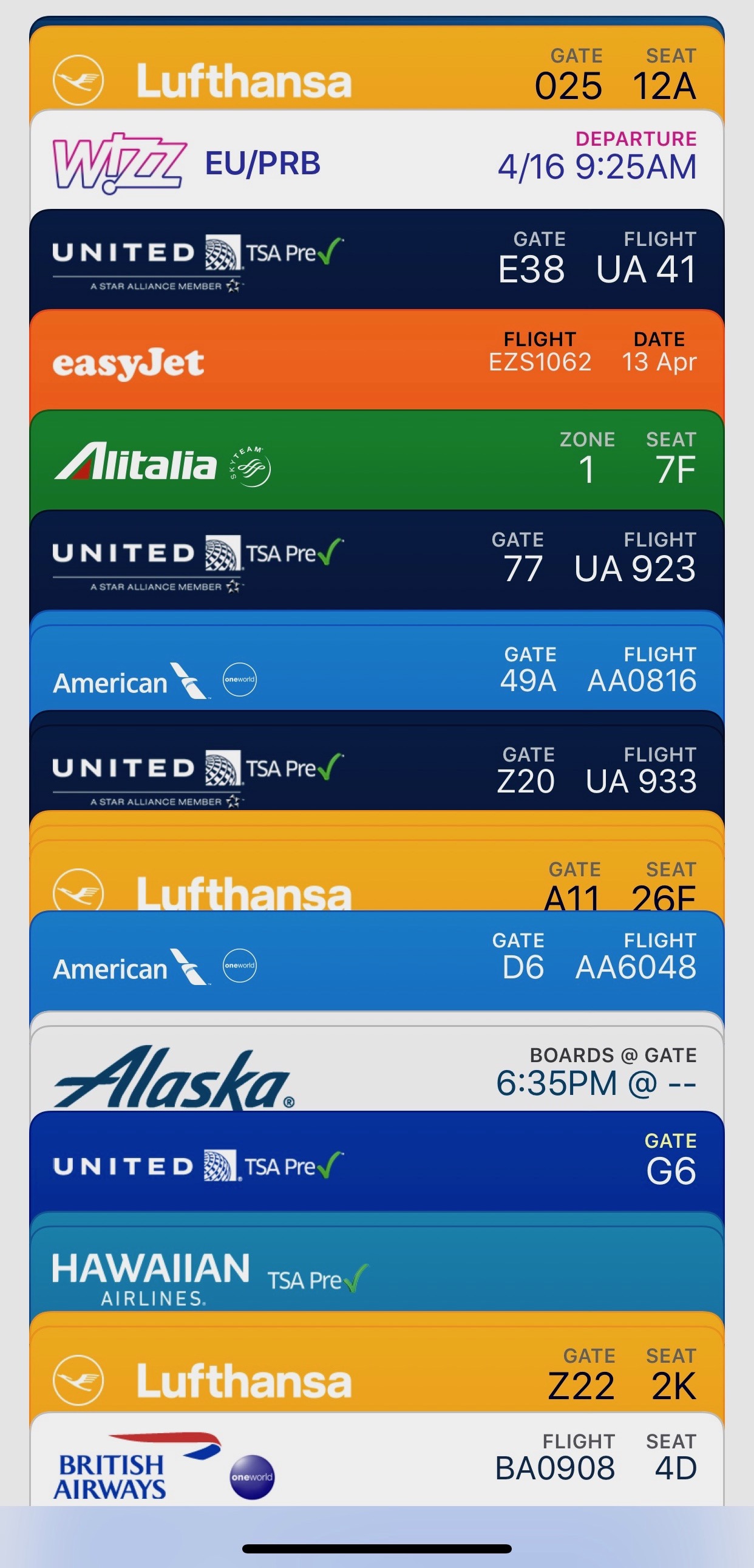 My Apple Wallet Illustrates Waning Value Of Airline Loyalty - Live and ...
