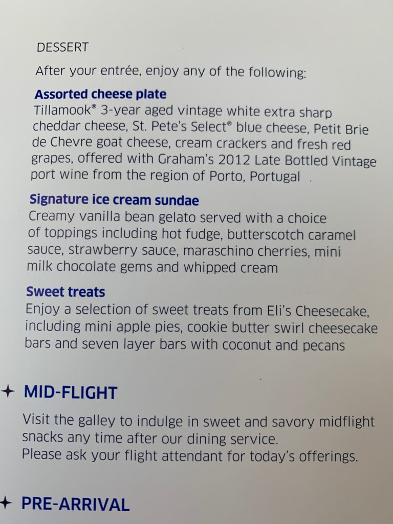 Menu Descriptions On United Are Now More Detailed (And Why It Matters ...
