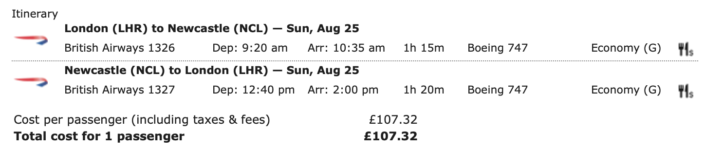 British Airways Schedules 747 On Domestic Flights - Live and Let's Fly