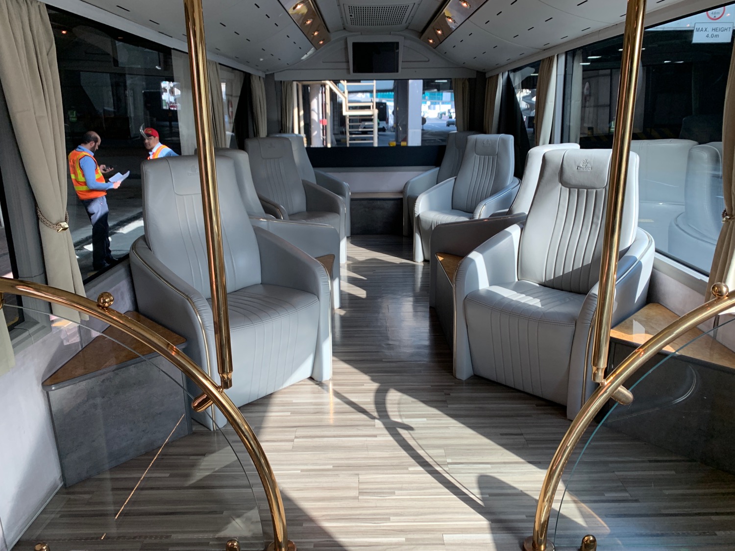 Review: Emirates 777-300ER NEW First Class Dubai To Brussels - Live and ...