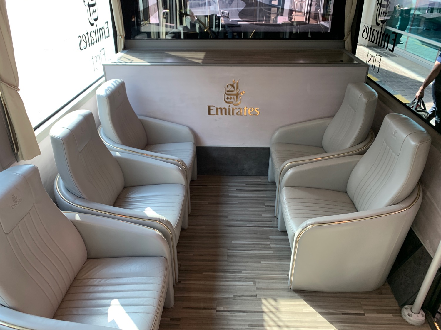 Review: Emirates 777-300ER NEW First Class Dubai To Brussels - Live and ...