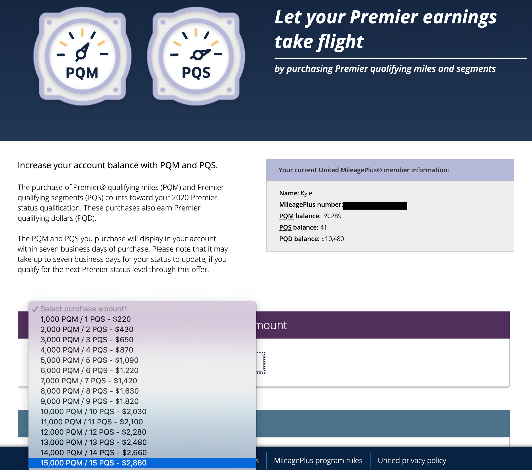 Is Buying United PQMs for Status Crazy? - Live and Let's Fly