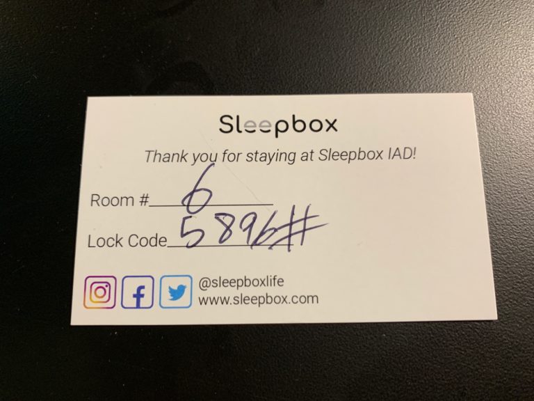 Review: Sleepbox Lounge Washington Dulles (IAD) - Live and Let's Fly