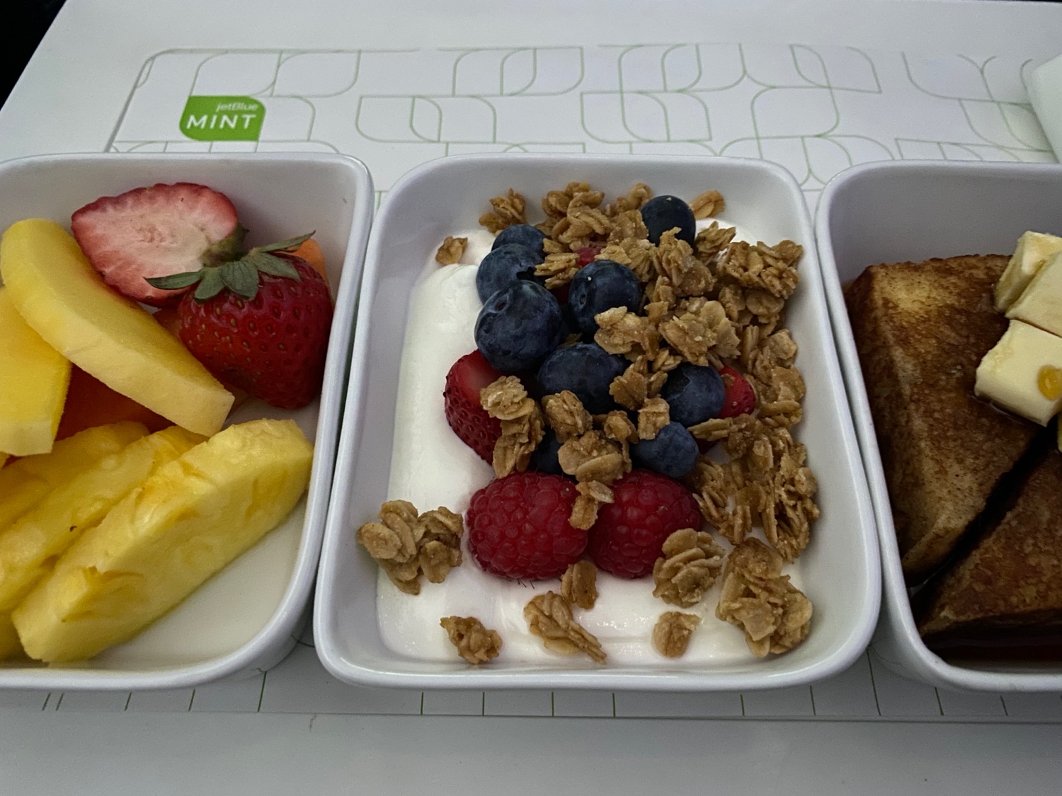 Breakfast In JetBlue Mint - Live and Let's Fly