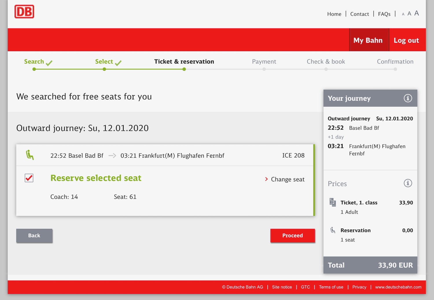 Train Review: Deutsche Bahn Intercity Express (ICE) First Class - Live ...