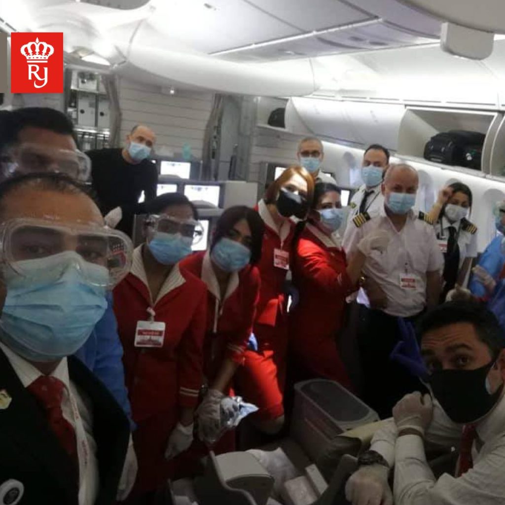 By Royal Decree: Onboard The Royal Jordanian Wuhan Rescue Flight - Live ...