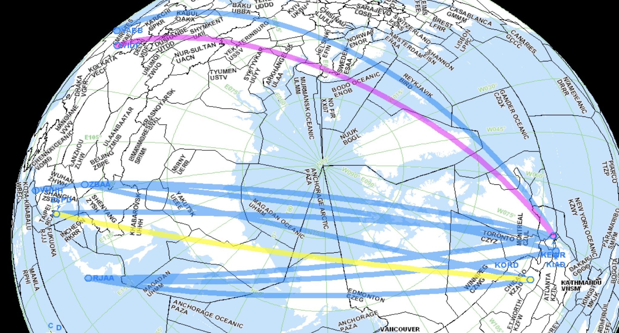 United Airlines Operates First-Ever UPR Flight Over Russia - Live and ...