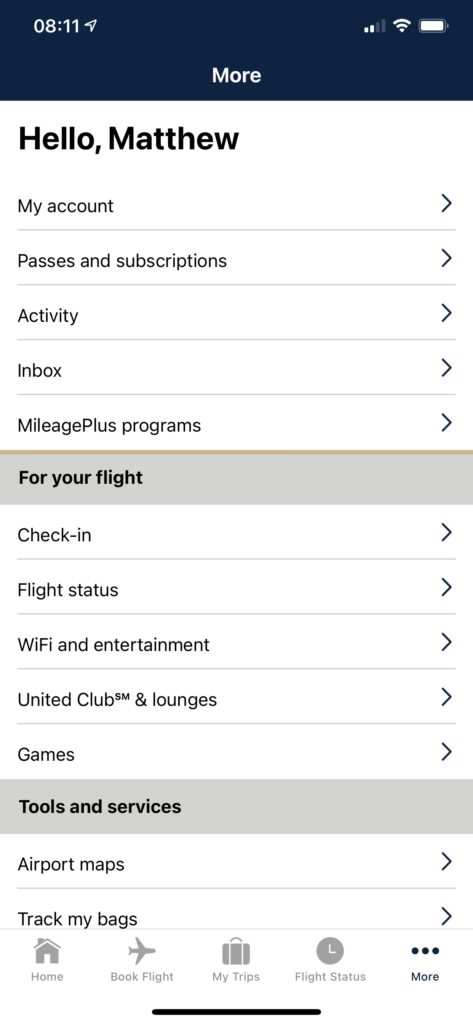 Test Driving The Latest Version Of The United App - Live and Let's Fly
