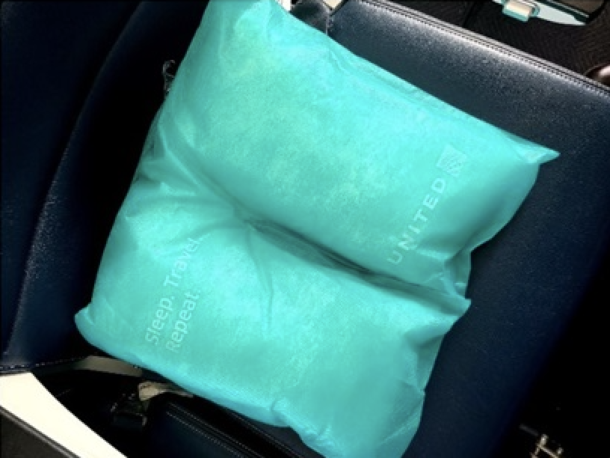 United Airlines Upgrades Economy Class Pillows - Live and Let's Fly