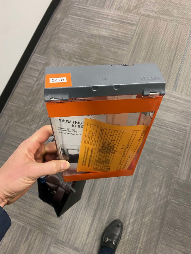 The Mysterious Orange Box At Washington Dulles - Live and Let's Fly