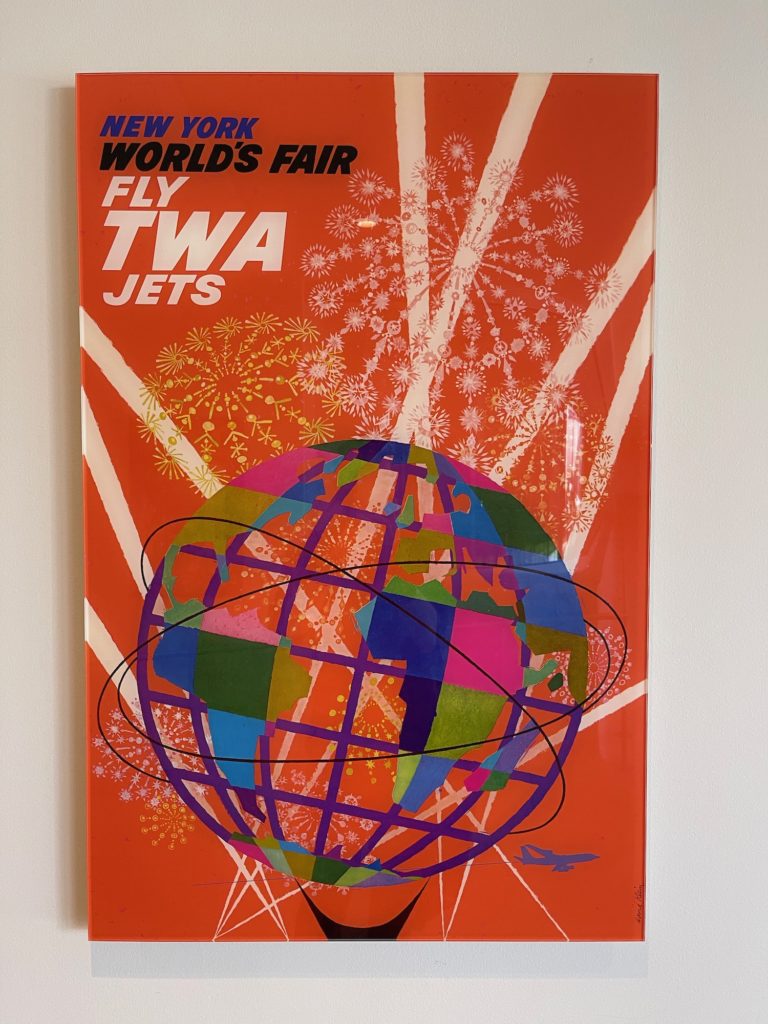 Vintage TWA Travel Posters - Live and Let's Fly