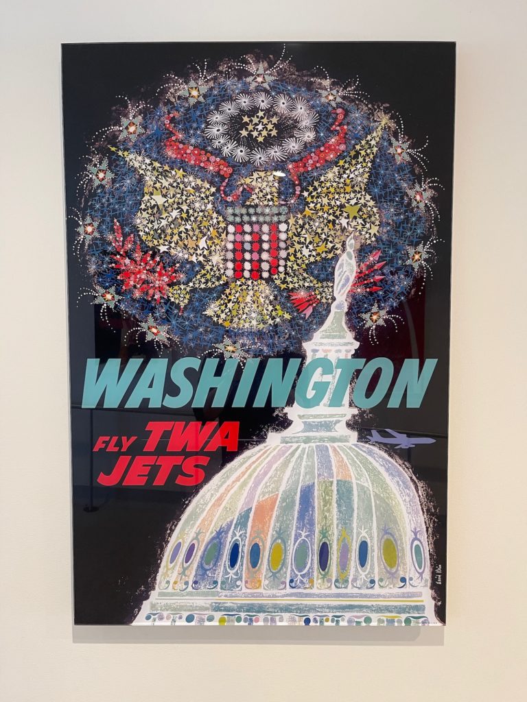 Vintage TWA Travel Posters - Live and Let's Fly