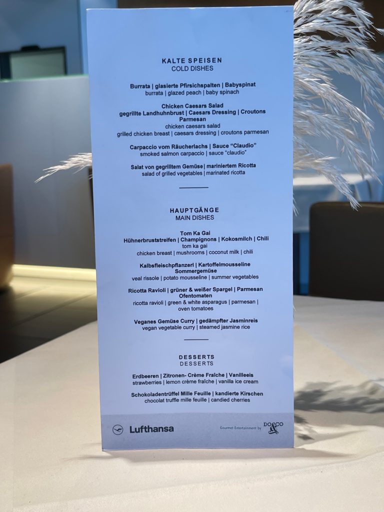 My Tasty Breakfast In The Lufthansa First Class Lounge - Live and Let's Fly