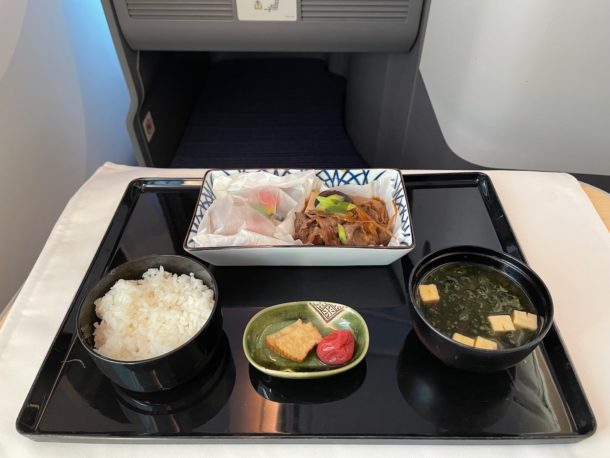 My Japanese Feast In ANA Business Class - Live and Let's Fly