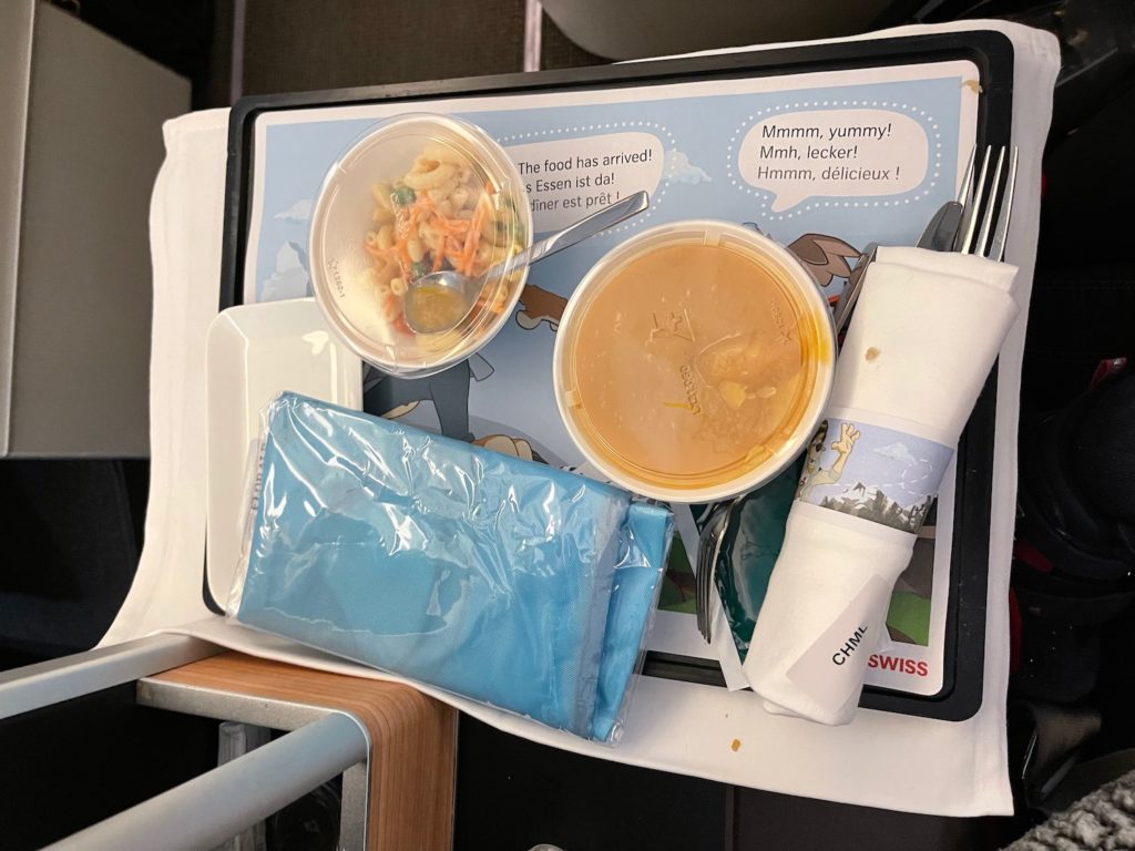 Baby Meal In SWISS Business Class - Live and Let's Fly