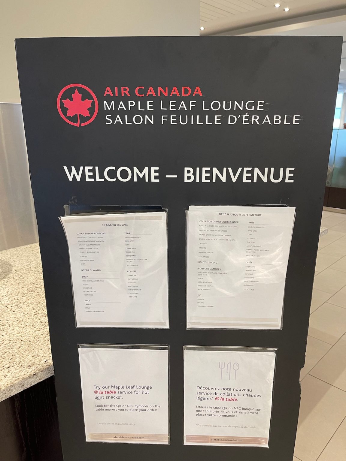 Review: Air Canada Maple Leaf Lounge – Toronto Domestic (YYZ) - Live ...