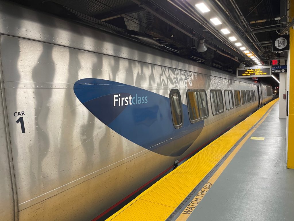 Review: Amtrak Acela First Class New York - Washington - Live and Let's Fly