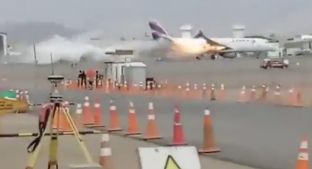Fire Truck Strikes LATAM A320-200 In Lima, Killing Two - Live and Let's Fly