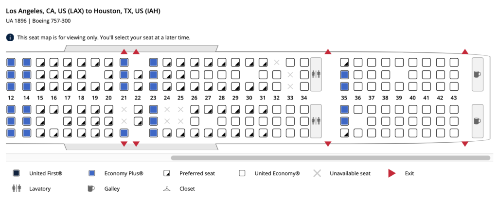 How To Guarantee An Empty Middle Seat On United Airlines - Live and Let ...