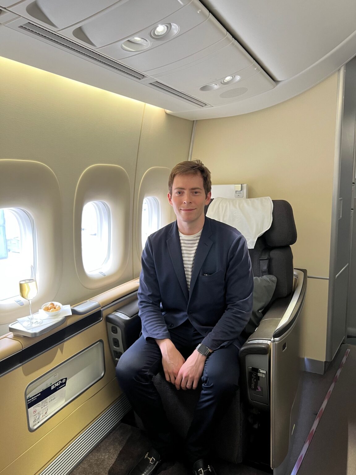 Lufthansa First Class Review: Frankfurt to Chicago 2025