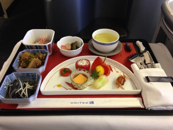 United's Japanese Business Class Meals: A 2025 Review