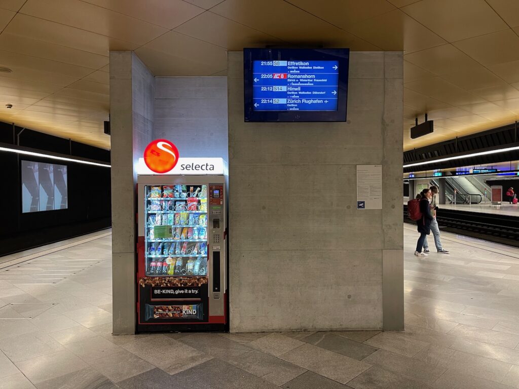 Swiss Humor: Rail Station Vending Machines - Live and Let's Fly