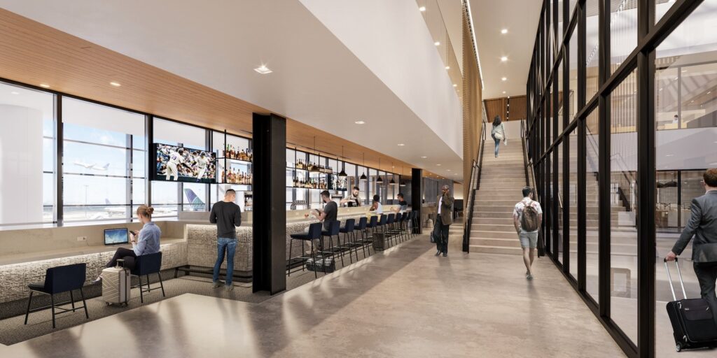 Hard Hat Tour: New United Club Lounge In Denver - Live and Let's Fly
