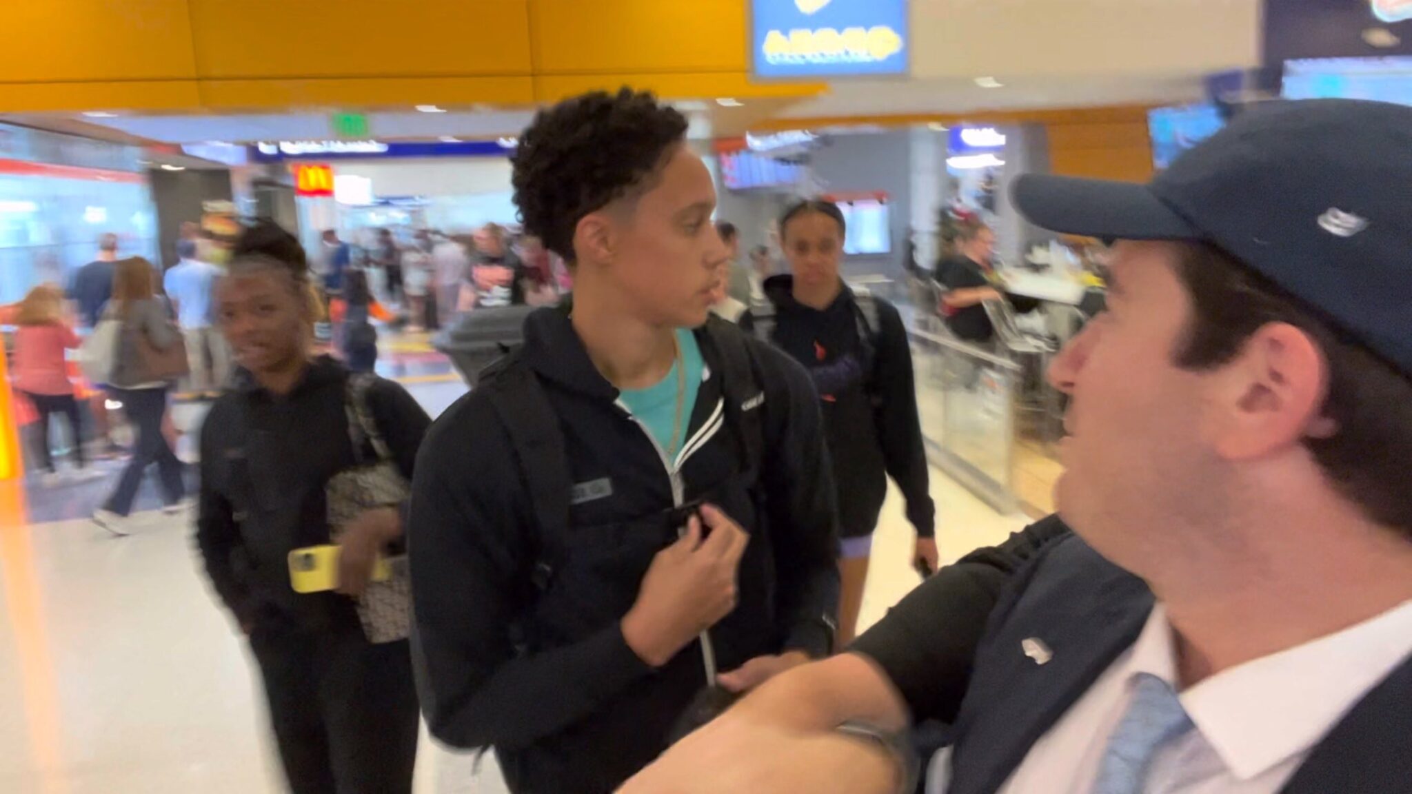 Brittney Griner Heckled At DFW Airport - Live and Let's Fly