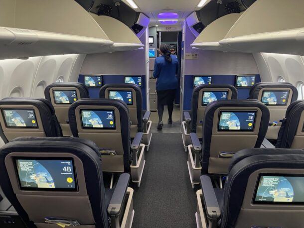 Review: United Airlines 737 MAX 8 First Class - Live and Let's Fly
