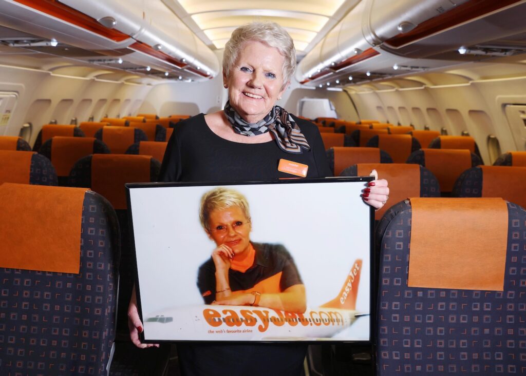 Cute: EasyJet Celebrates Birthday Of Its Oldest Flight Attendant - Live ...